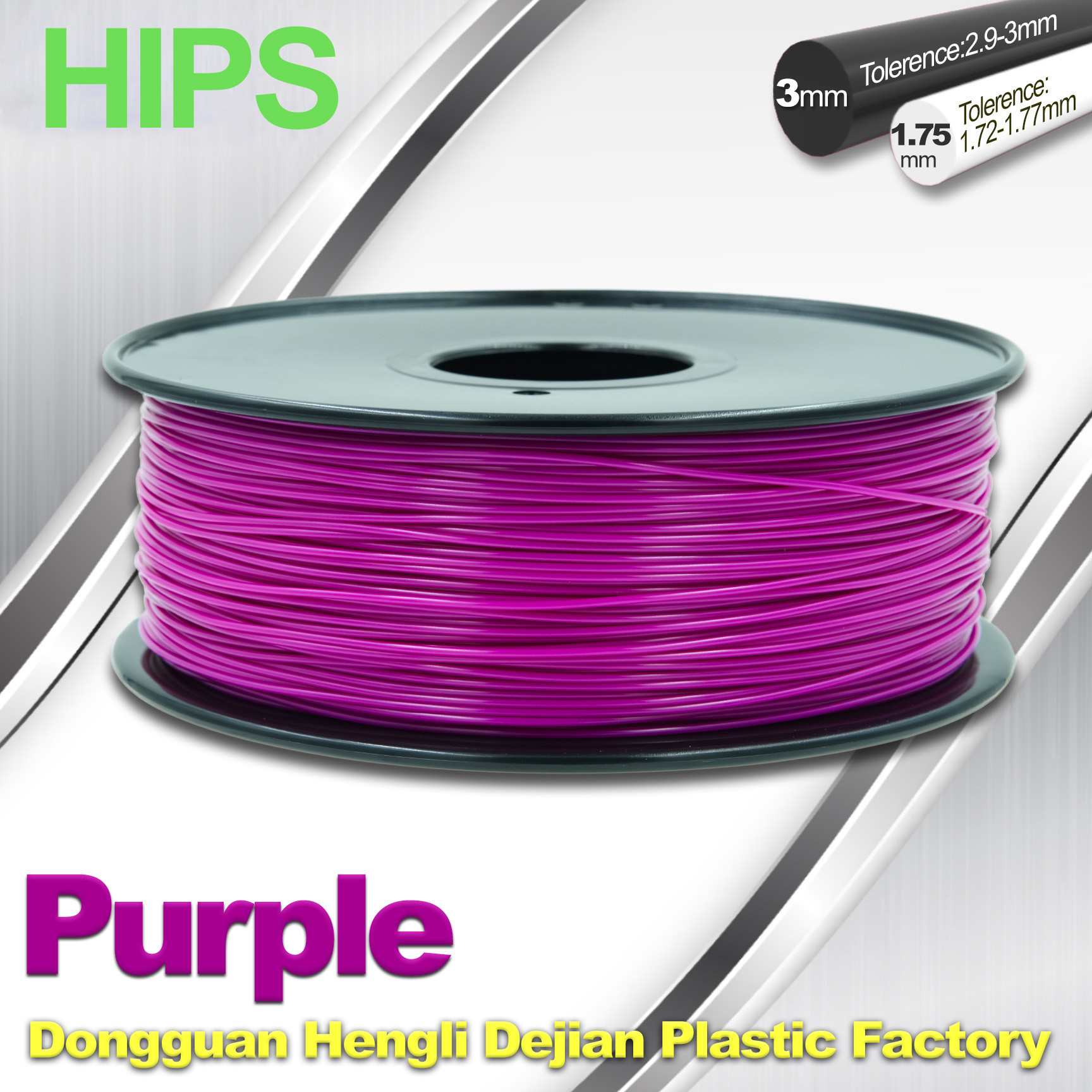 Small Density Colorful HIPS Filament 1.75mm Materials In 3D Printing
