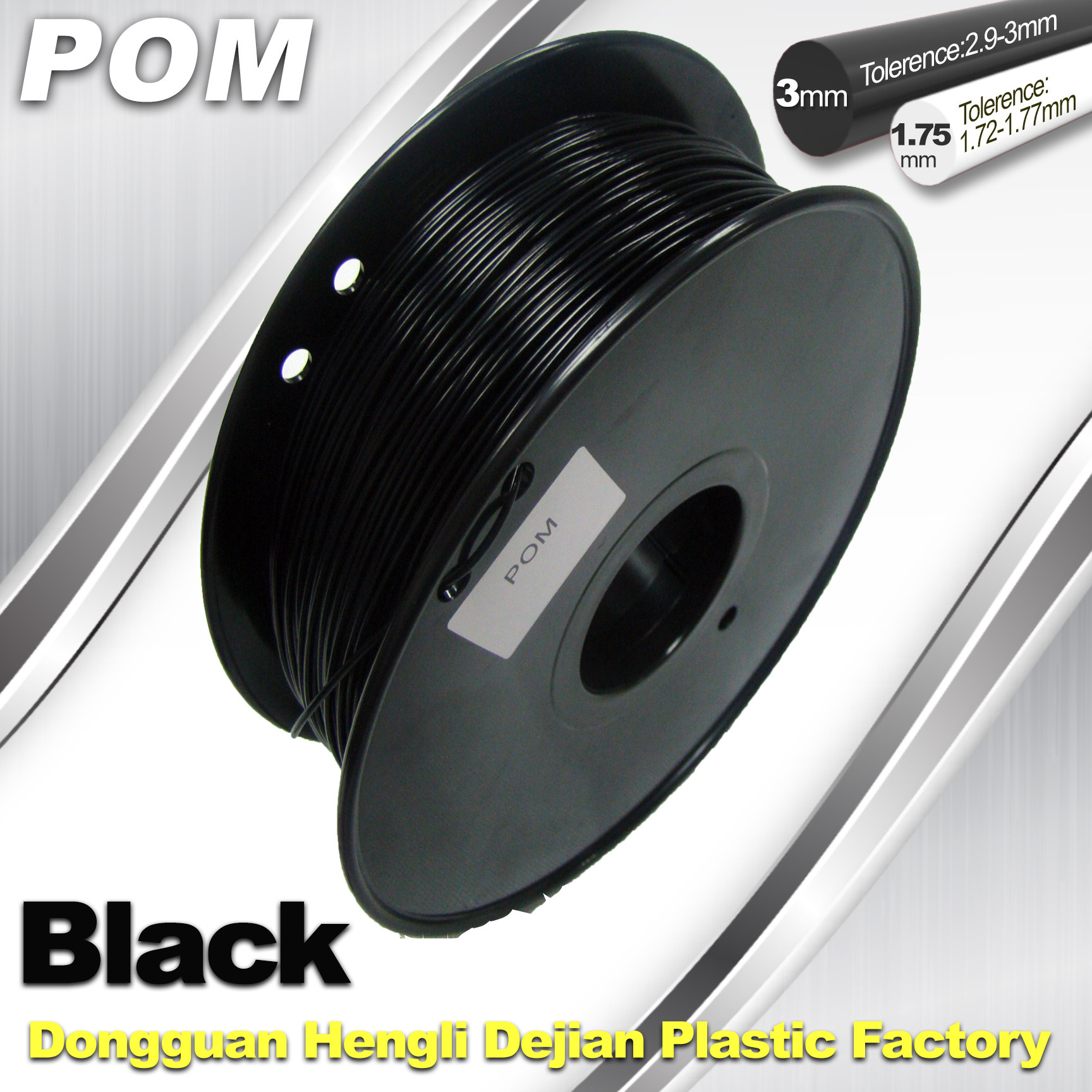 OEM PETG , HIPS , WOOD FLEXIBEL NYLON POM 3D Printer Plastic Filament